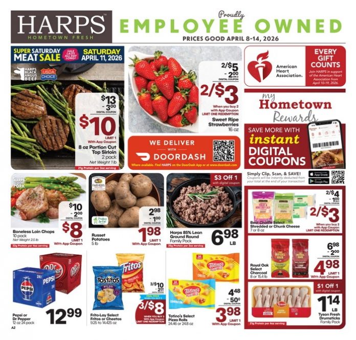 Harps Food Stores Weekly Ad Apr 08 – Apr 14, 2026