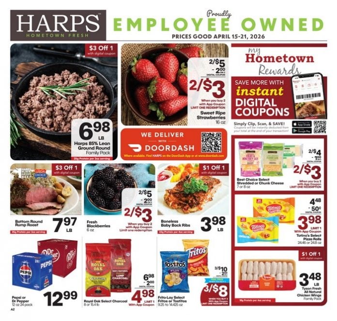 Harps Food Stores Weekly Ad Apr 15 – Apr 21, 2026