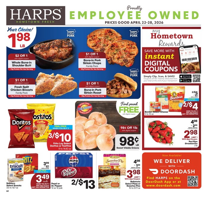 Harps Food Stores Weekly Ad Apr 22 – Apr 28, 2026
