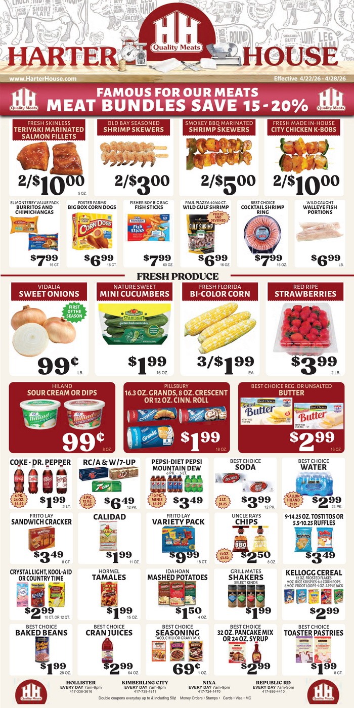 Harter House Weekly Ad Apr 22 – Apr 28, 2026