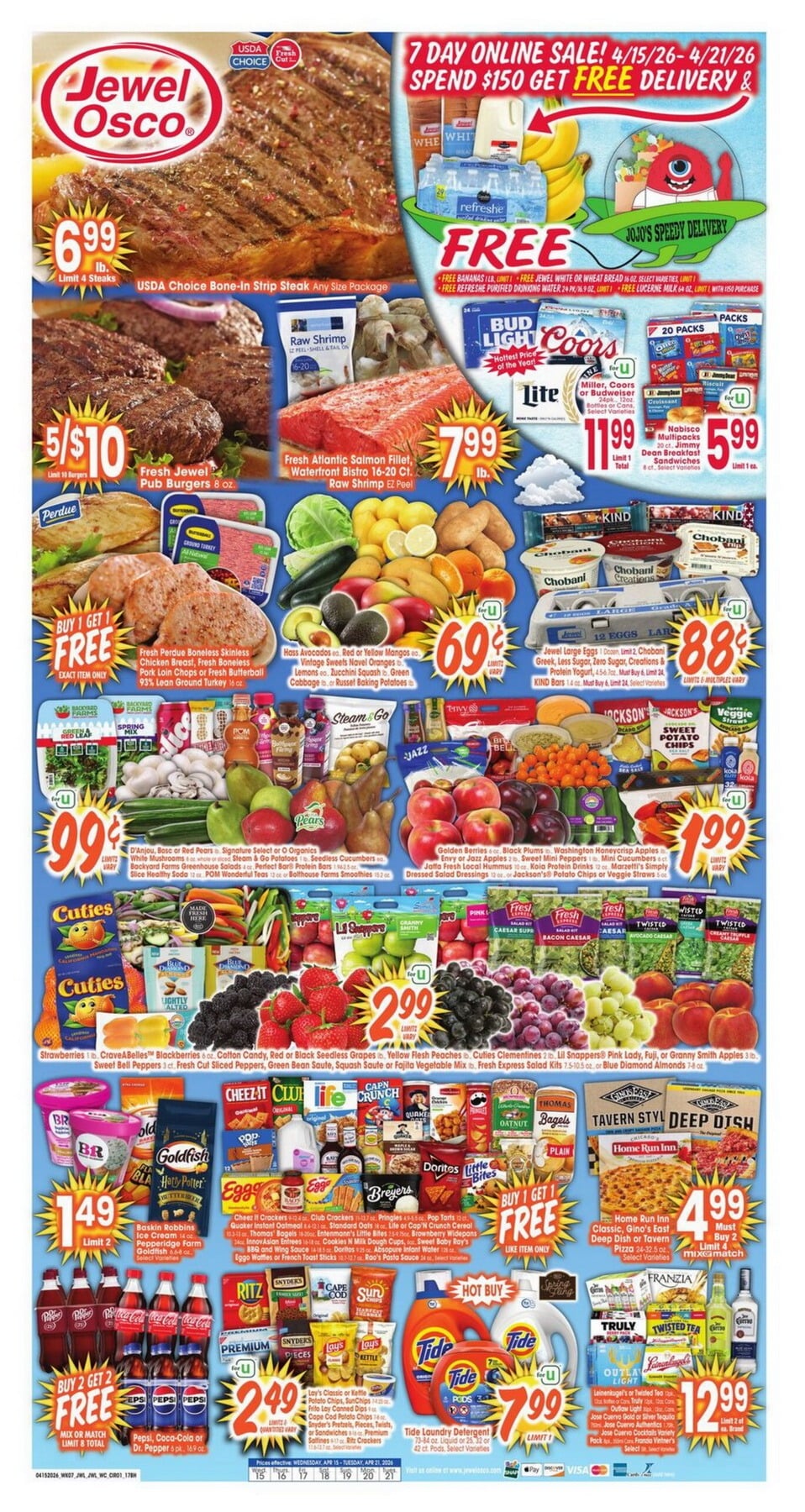Jewel Osco Weekly Ad Apr 15 – Apr 21, 2026