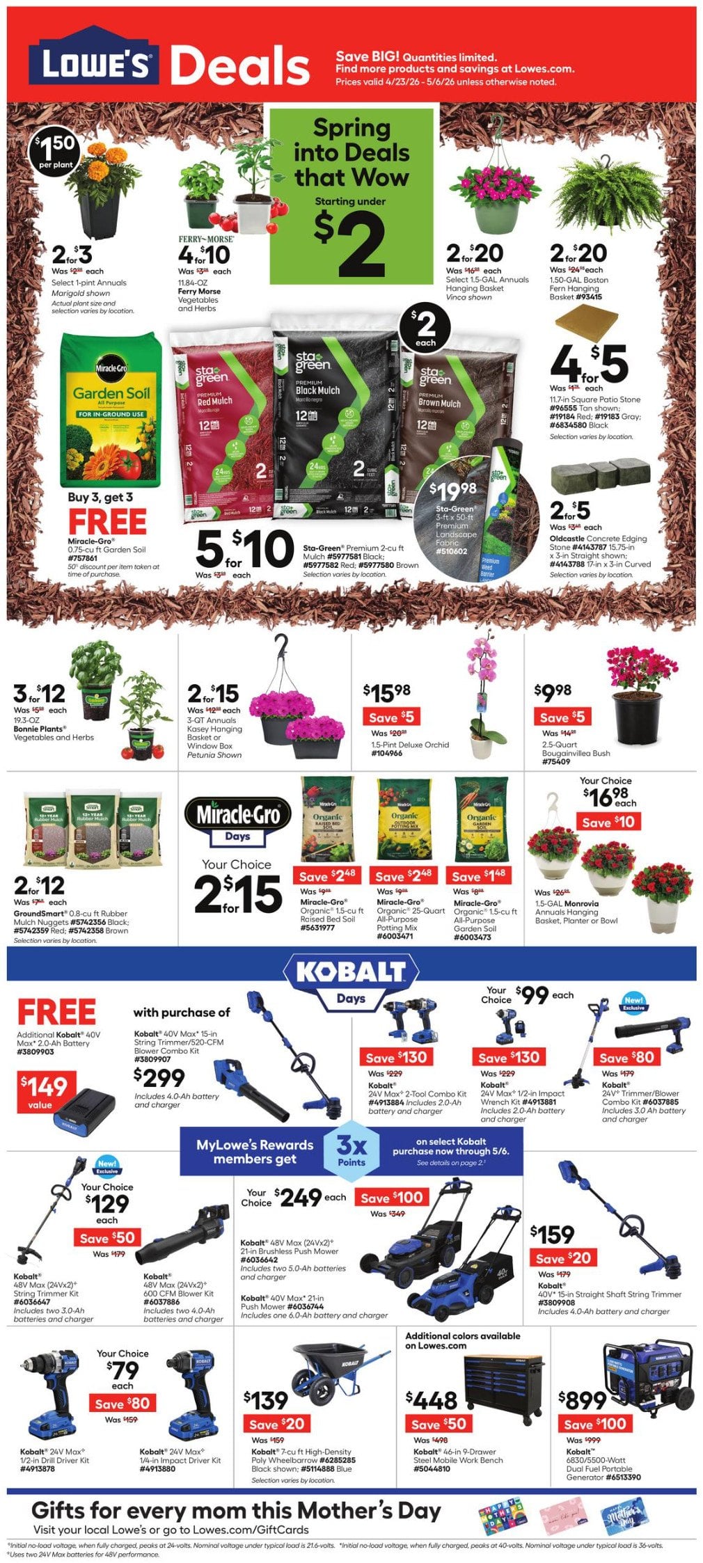 Lowe's Weekly Ad Apr 23 – May 06, 2026