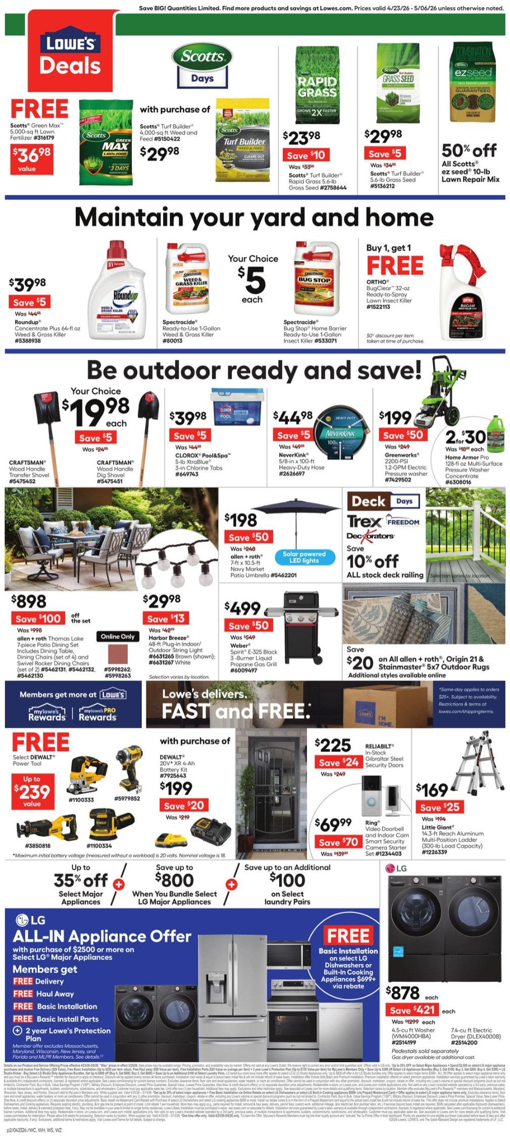 Lowe's Weekly Ad Apr 23 – May 06, 2026
