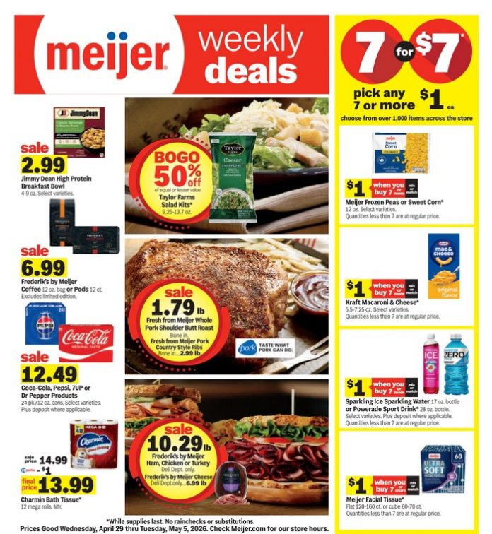 Meijer Weekly Ad Apr 29 – May 05, 2026