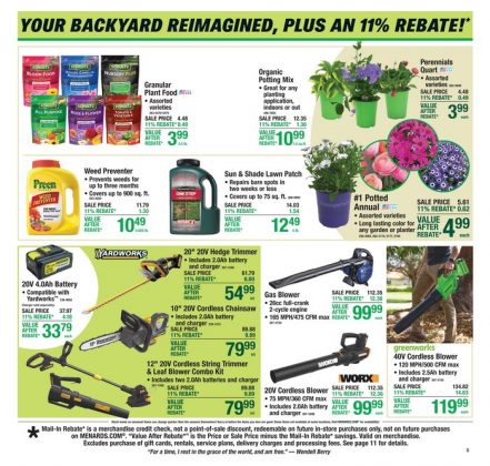 Menards Weekly Ad Apr 09 – Apr 19, 2026