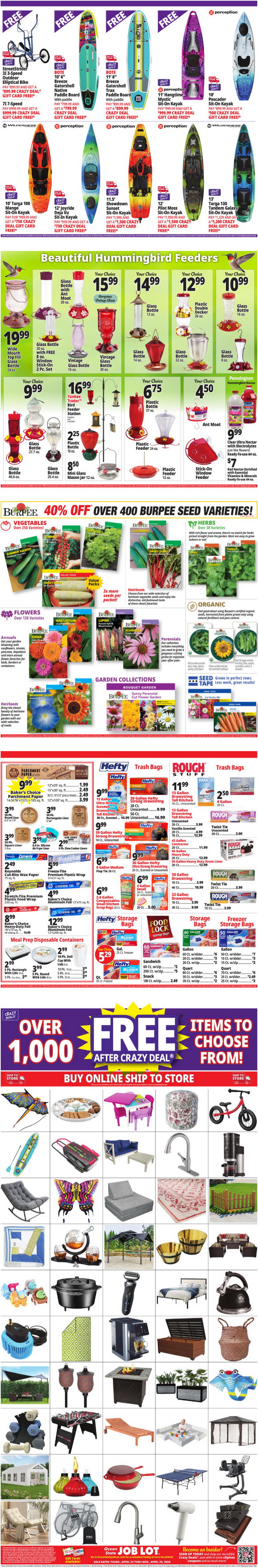 Ocean State Job Lot Weekly Ad Apr 23 – Apr 29, 2026