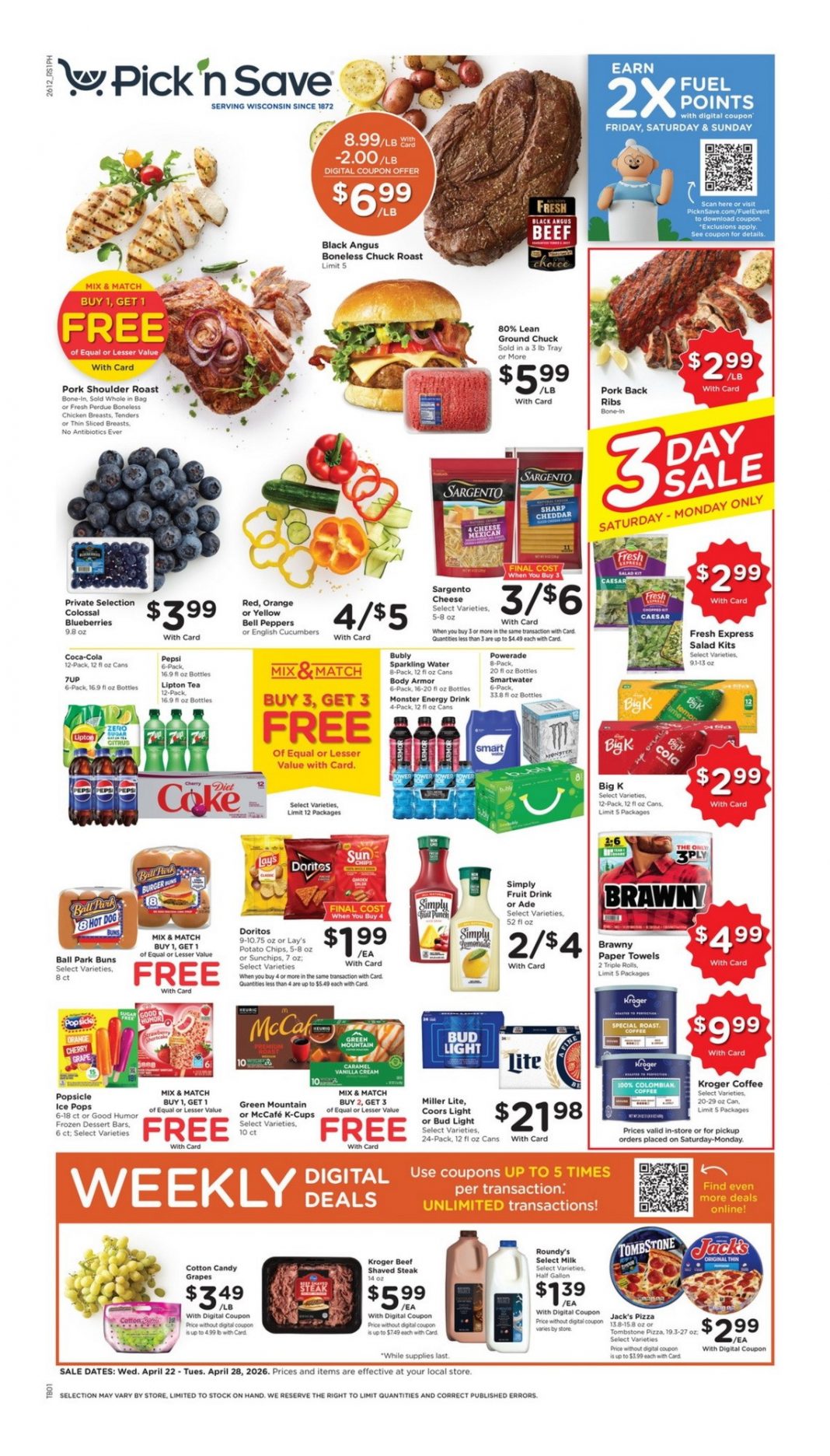 Pick 'n Save Weekly Ad Apr 22 – Apr 28, 2026