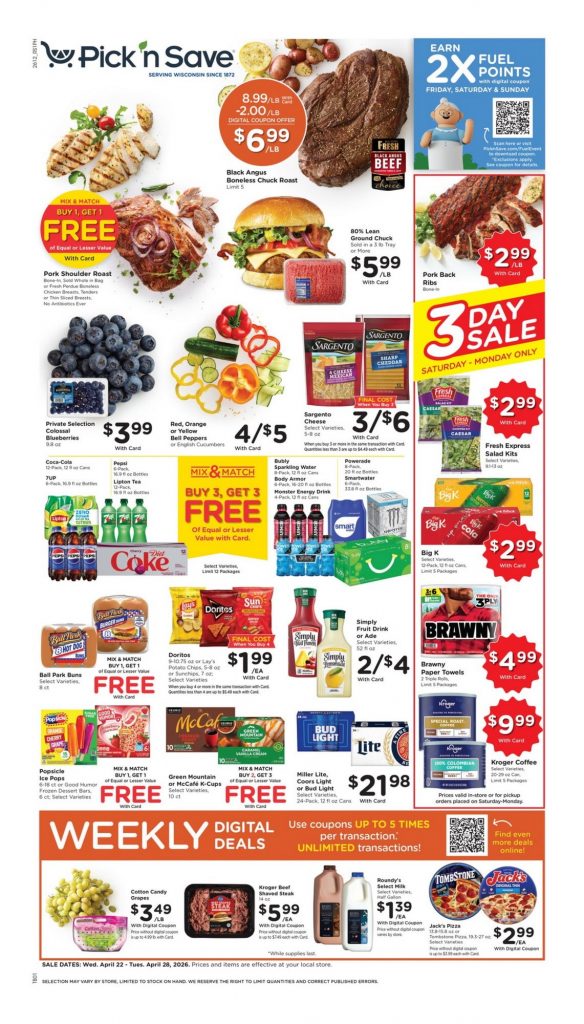 Pick 'n Save Weekly Ad Apr 22 – Apr 28, 2026