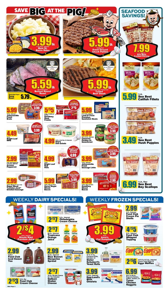 Piggly Wiggly Weekly Ad Apr 01 – Apr 07, 2026 (Easter Promotion Included)