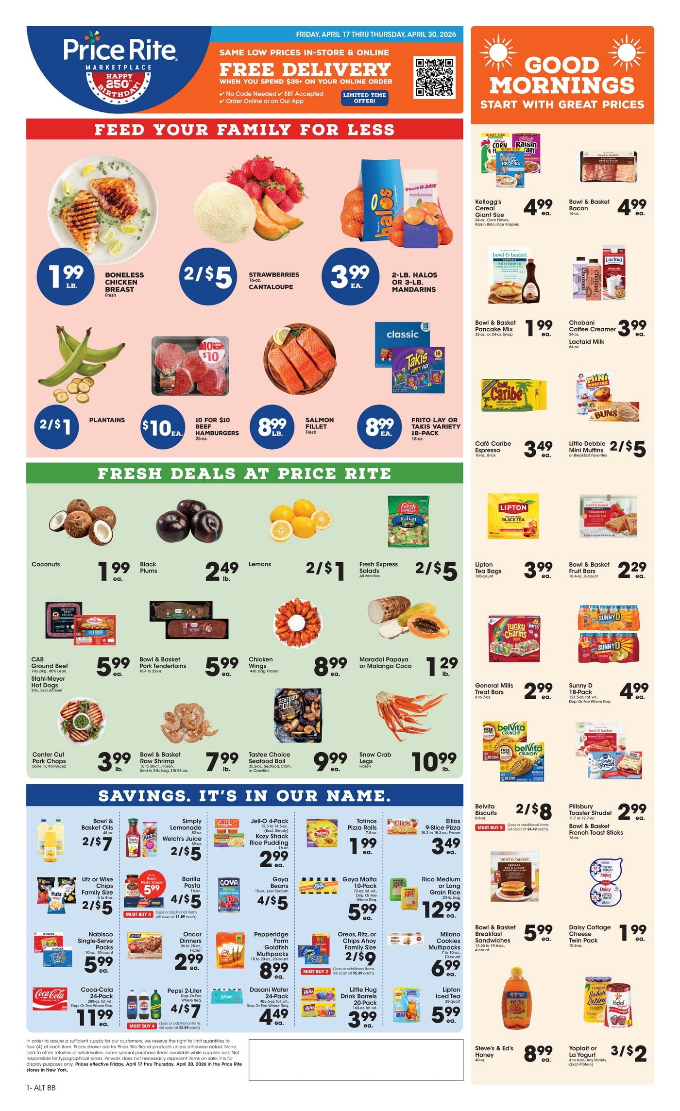 Price Rite Weekly Ad Apr 17 – Apr 30, 2026