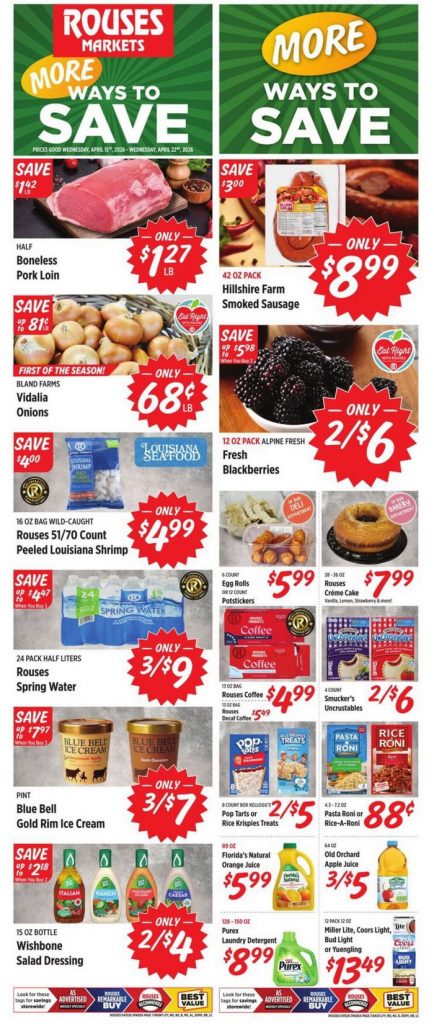 Rouses Weekly Ad Apr 15 – Apr 22, 2026