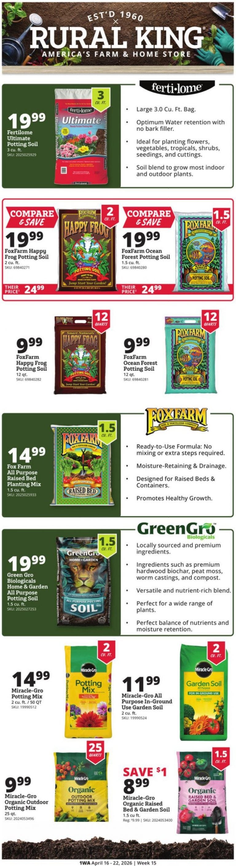 Rural King Weekly Ad Apr 16 – Apr 22, 2026