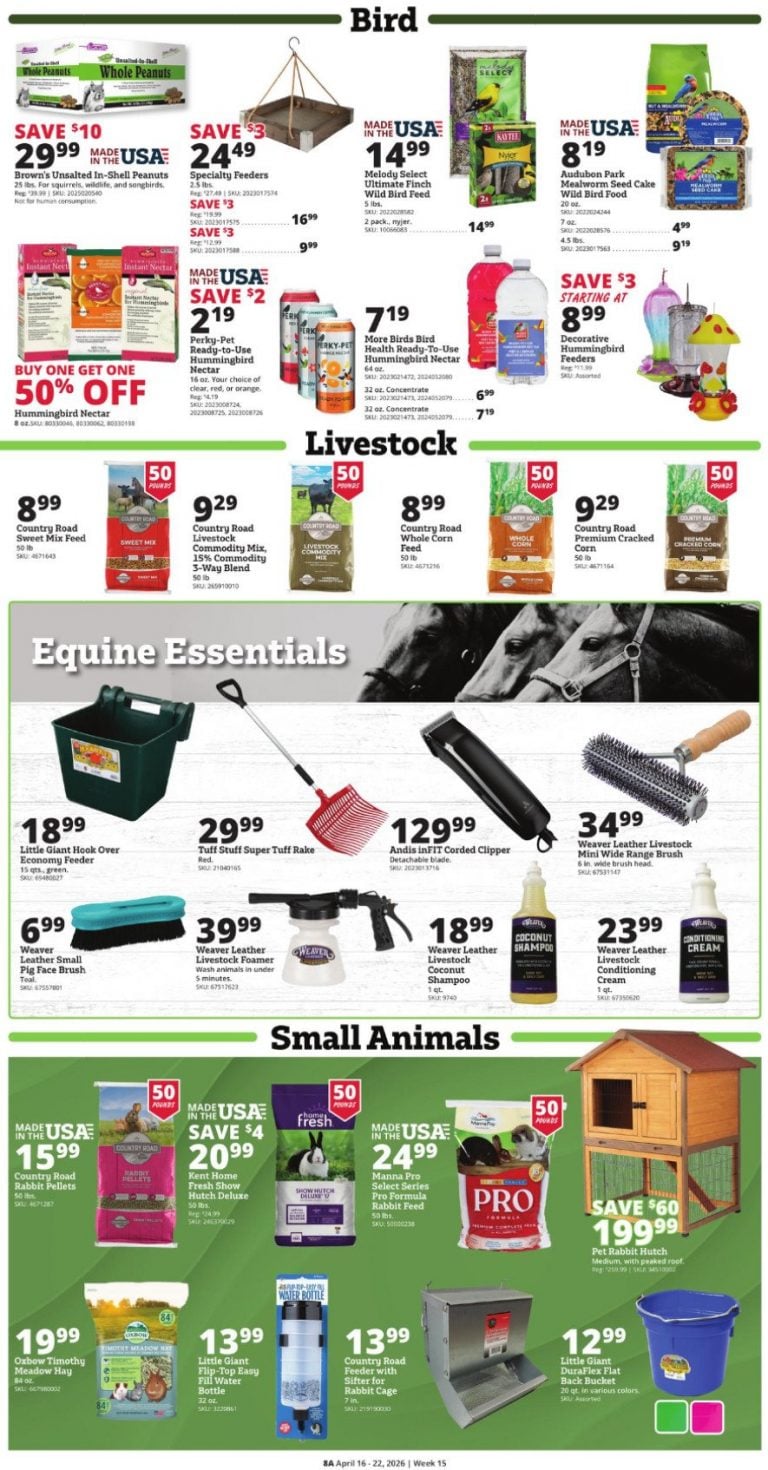 Rural King Weekly Ad Apr 16 – Apr 22, 2026