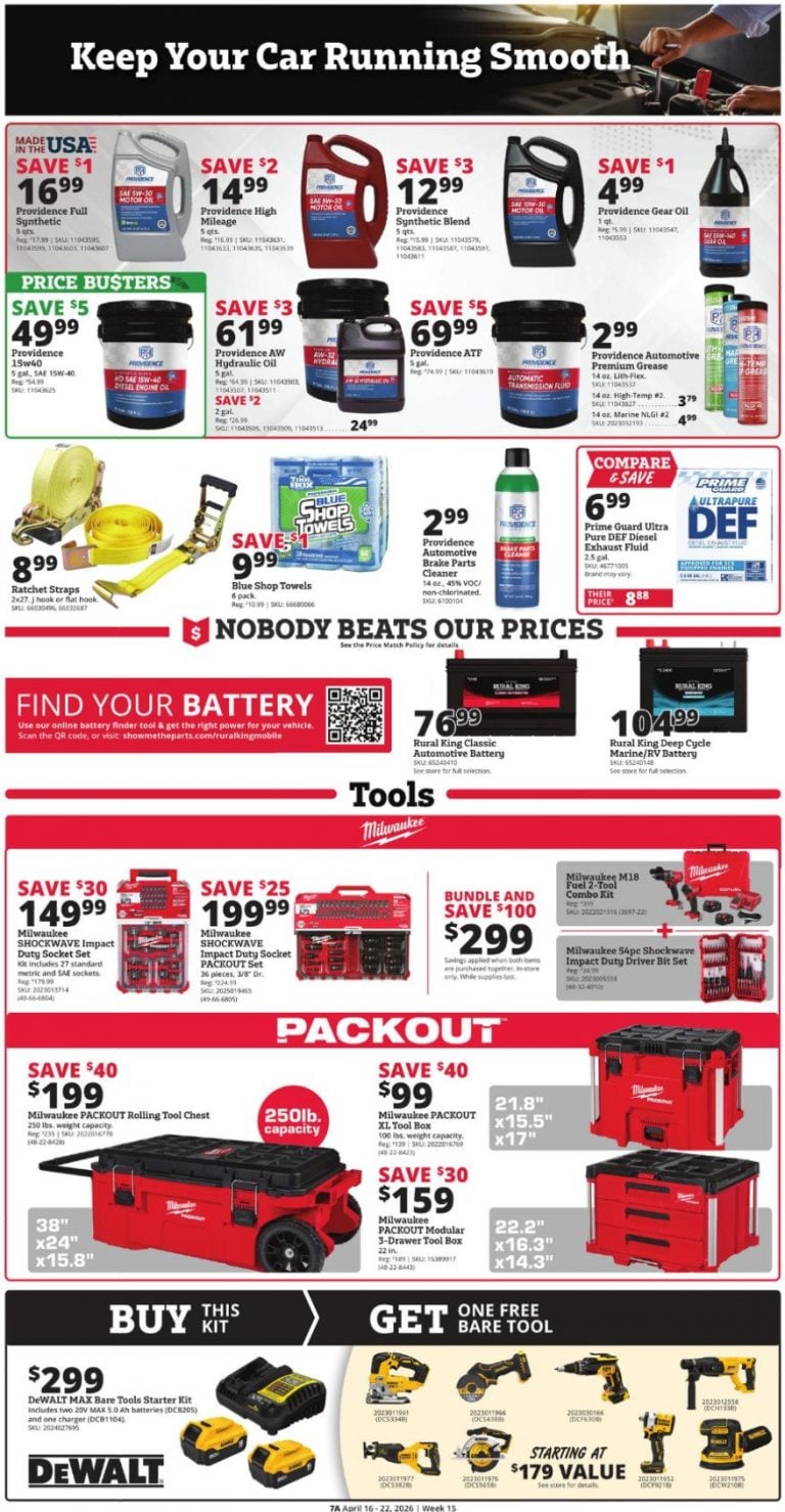 Rural King Weekly Ad Apr 16 – Apr 22, 2026