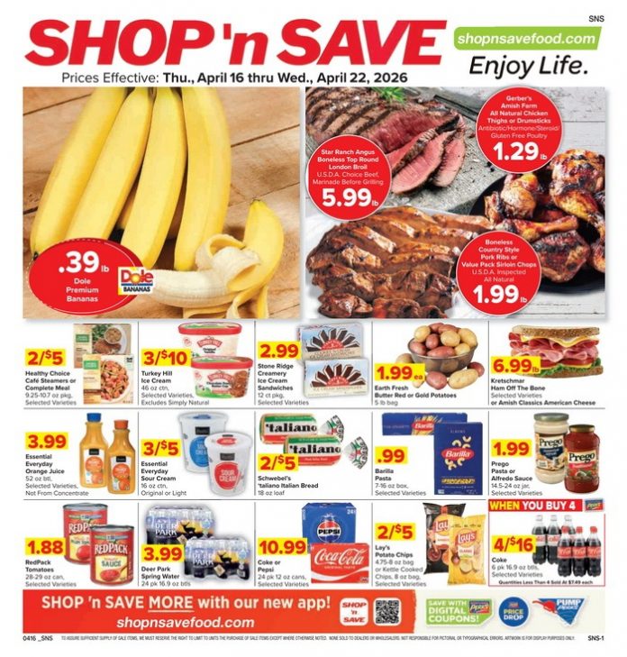 SHOP 'n SAVE Weekly Ad Apr 16 – Apr 22, 2026