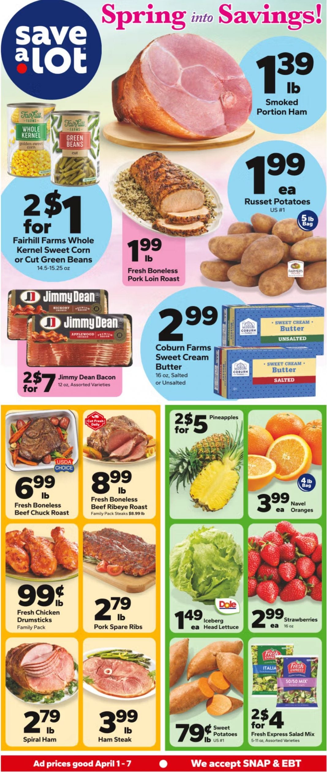 Save A Lot Weekly Ad Apr 01 – Apr 07, 2026 (Easter Promotion Included)