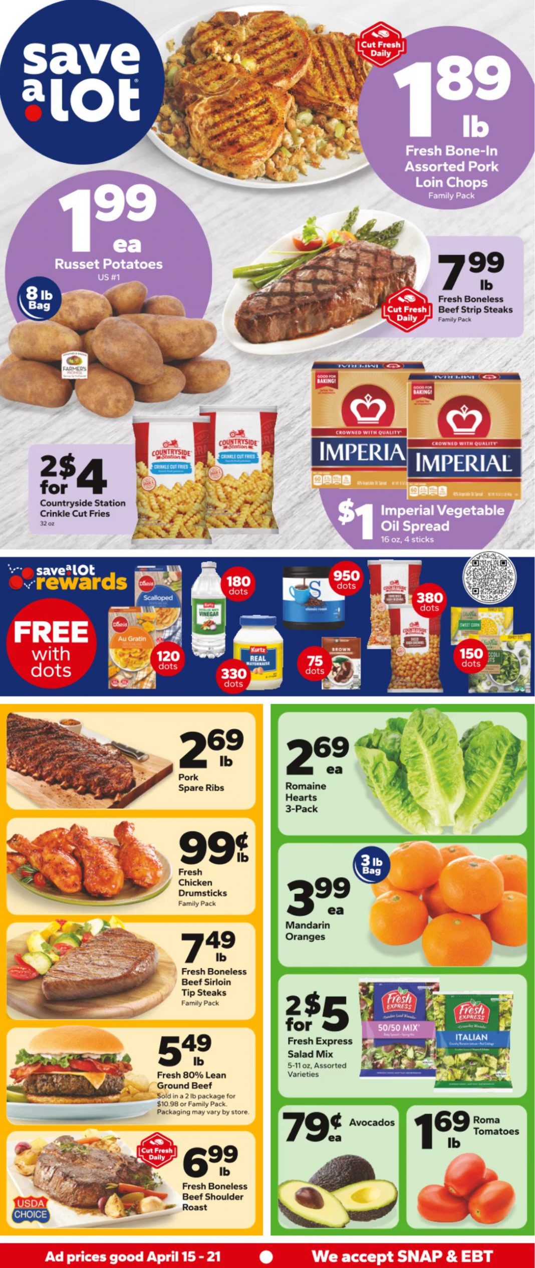 Save A Lot Weekly Ad Apr 15 – Apr 21, 2026