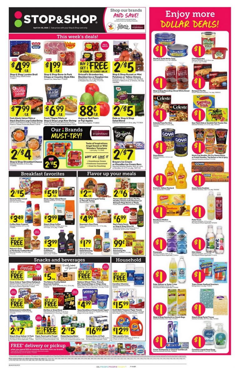 Stop & Shop Weekly Ad Apr 24 – Apr 30, 2026