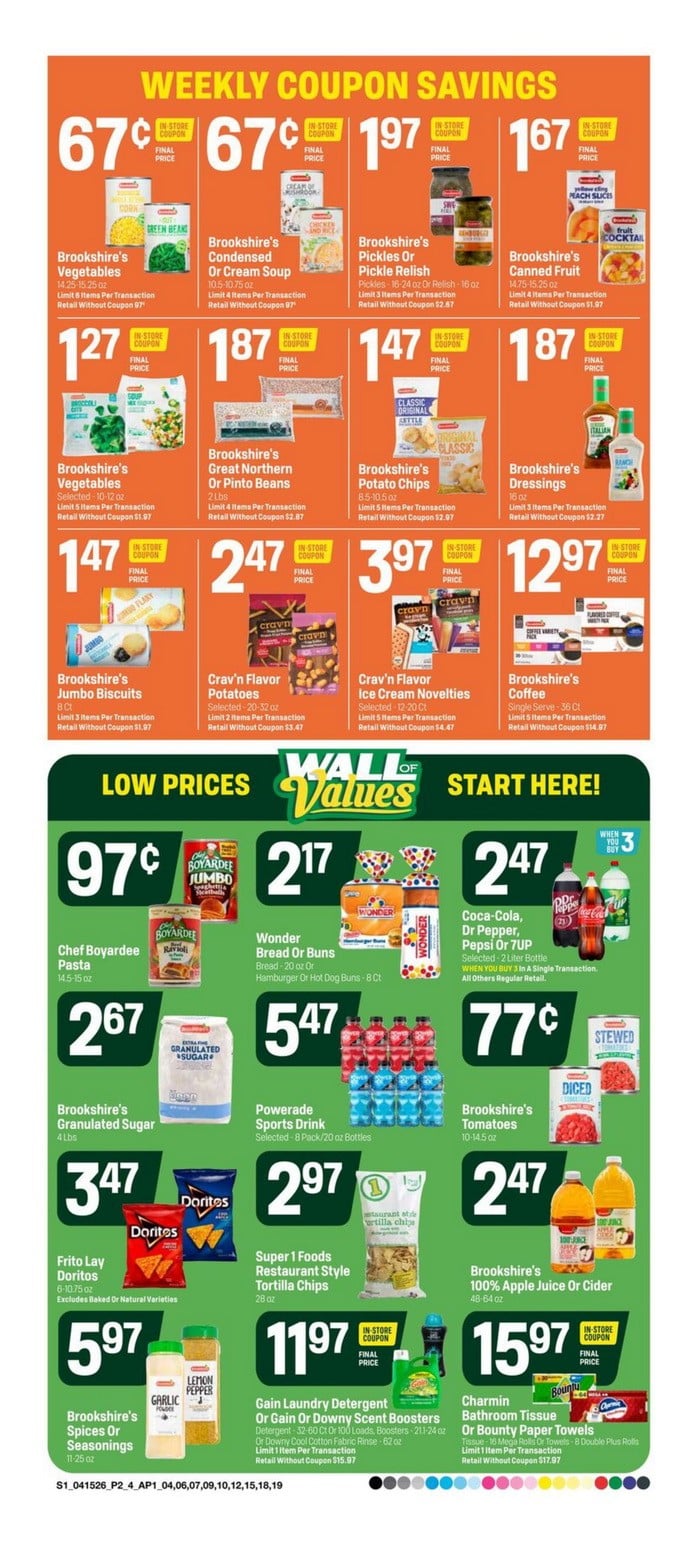 Super 1 Foods Weekly Ad Apr 15 – Apr 21, 2026