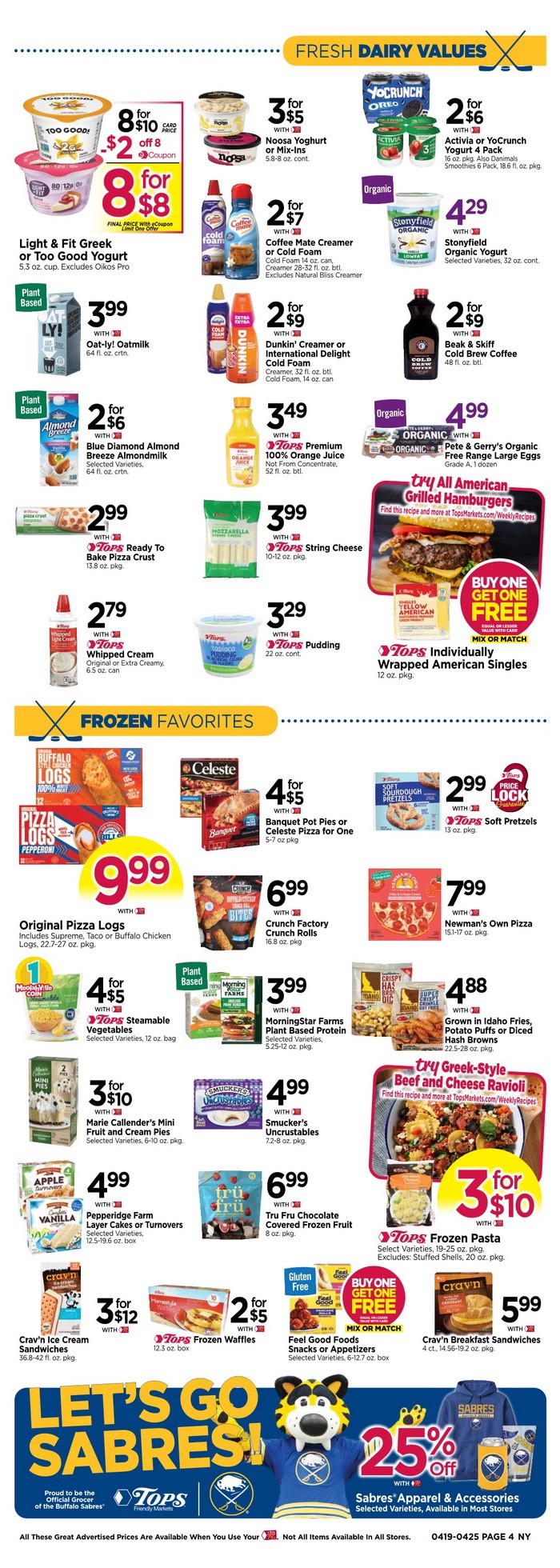 Tops Weekly Ad Apr 19 – Apr 25, 2026