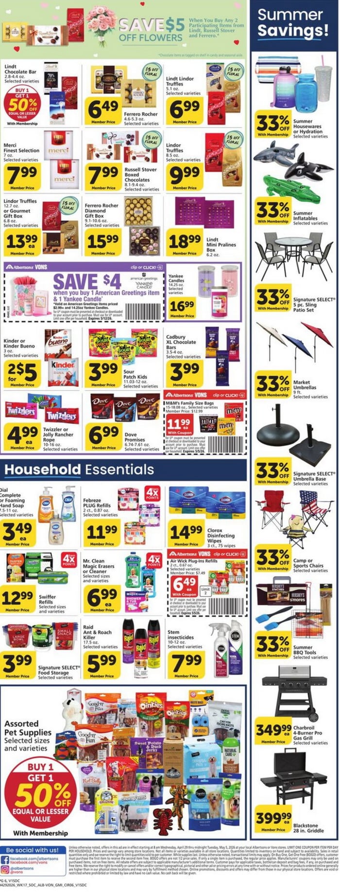 Vons Weekly Ad Apr 29 – May 05, 2026