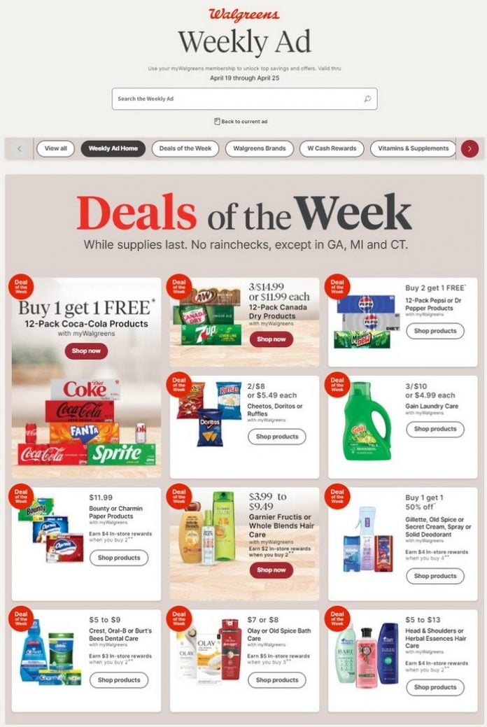 Walgreens Weekly Ad Apr 19 – Apr 25, 2026