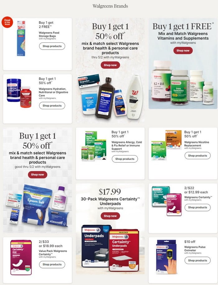 Walgreens Weekly Ad Apr 26 – May 02, 2026