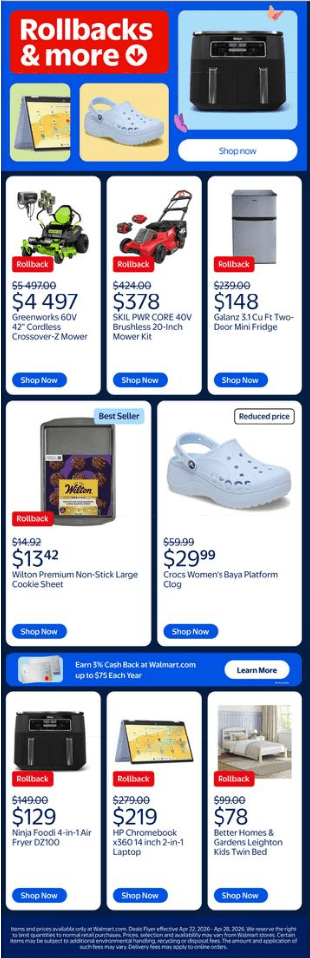 Walmart Weekly Ad Apr 22 – Apr 28, 2026