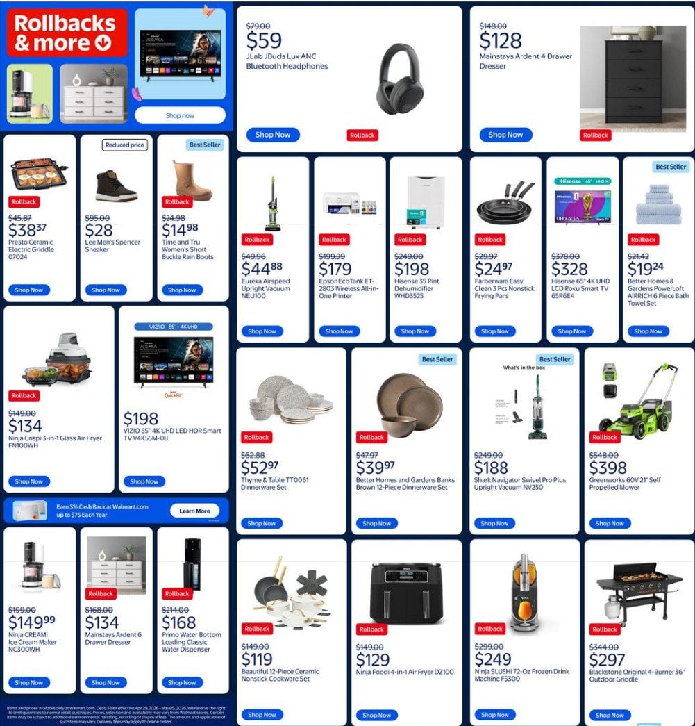 Walmart Weekly Ad Apr 29 – May 05, 2026 (Mother's Day Promotion Included)