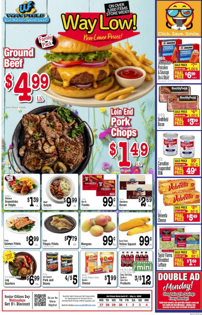 Wayfield Foods Weekly Ad Apr 27 – May 03, 2026