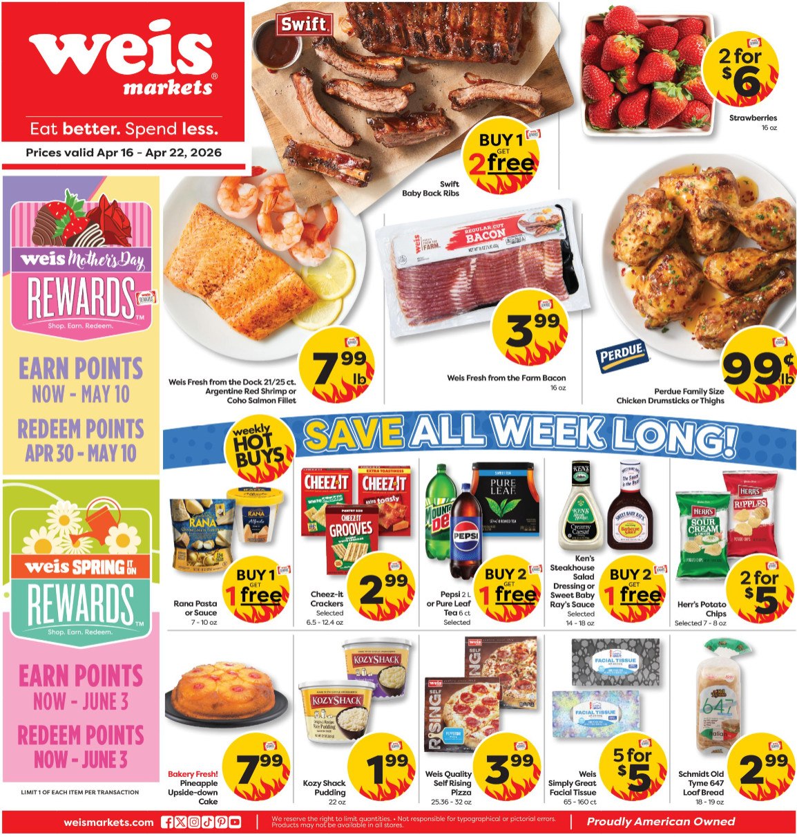Weis Markets Weekly Ad Apr 16 – Apr 22, 2026 (Mother's Day Promotion ...
