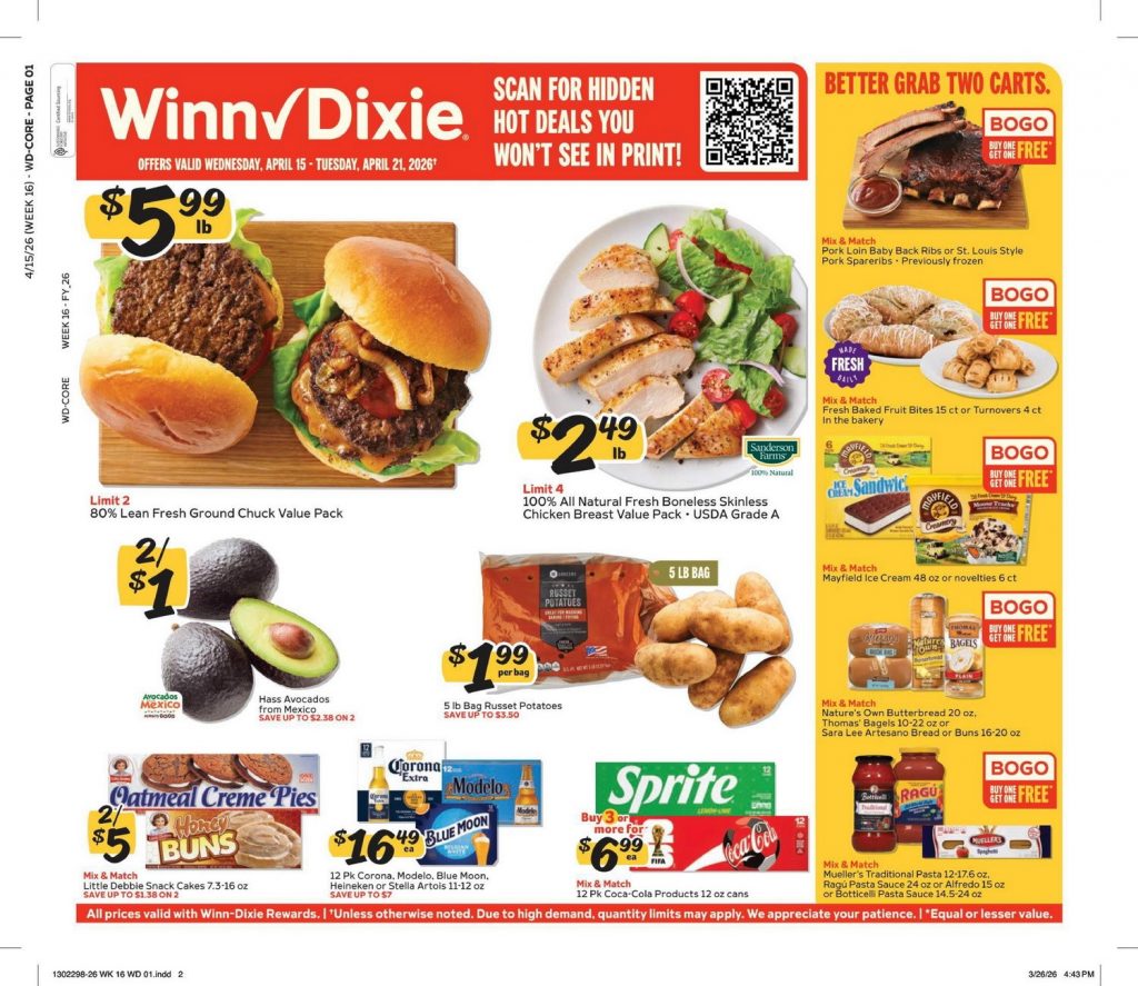 Winn-Dixie Weekly Ad Apr 15 – Apr 21, 2026