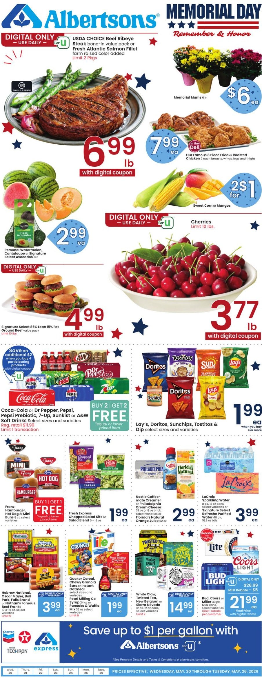 Albertsons Weekly Ad May 20 – May 26, 2026 (Memorial Day Promotion ...