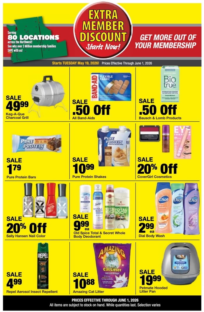 Bi-Mart Extra Member Discount Sale May 19 – Jun 01, 2026