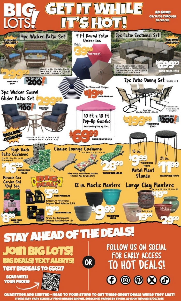 Big Lots Weekly Ad May 14 – May 20, 2026