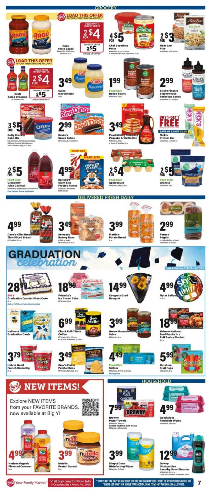 Big Y Weekly Ad May 07 – May 13, 2026 (Mother's Day Promotion Included)