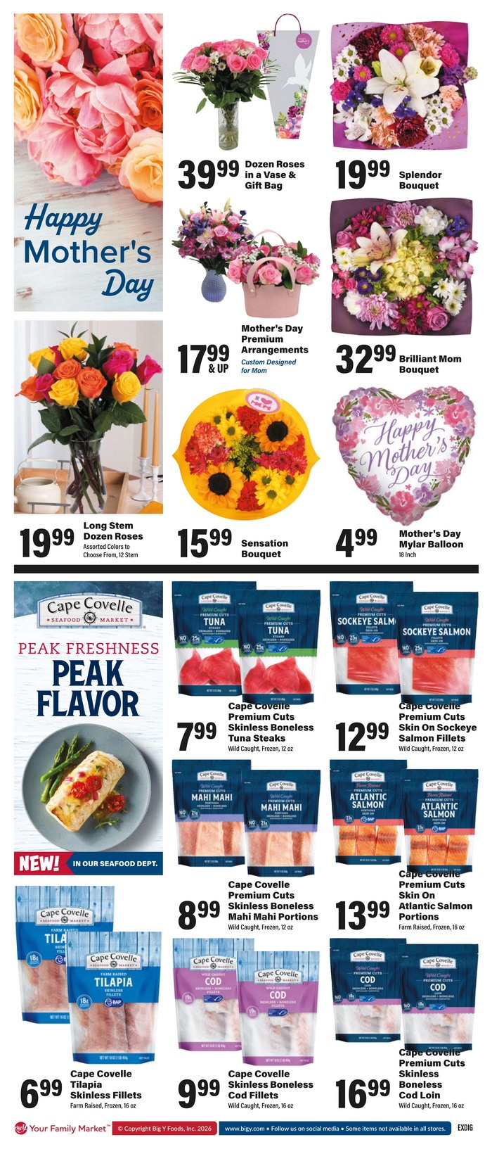 Big Y Weekly Ad May 07 – May 13, 2026 (Mother's Day Promotion Included)