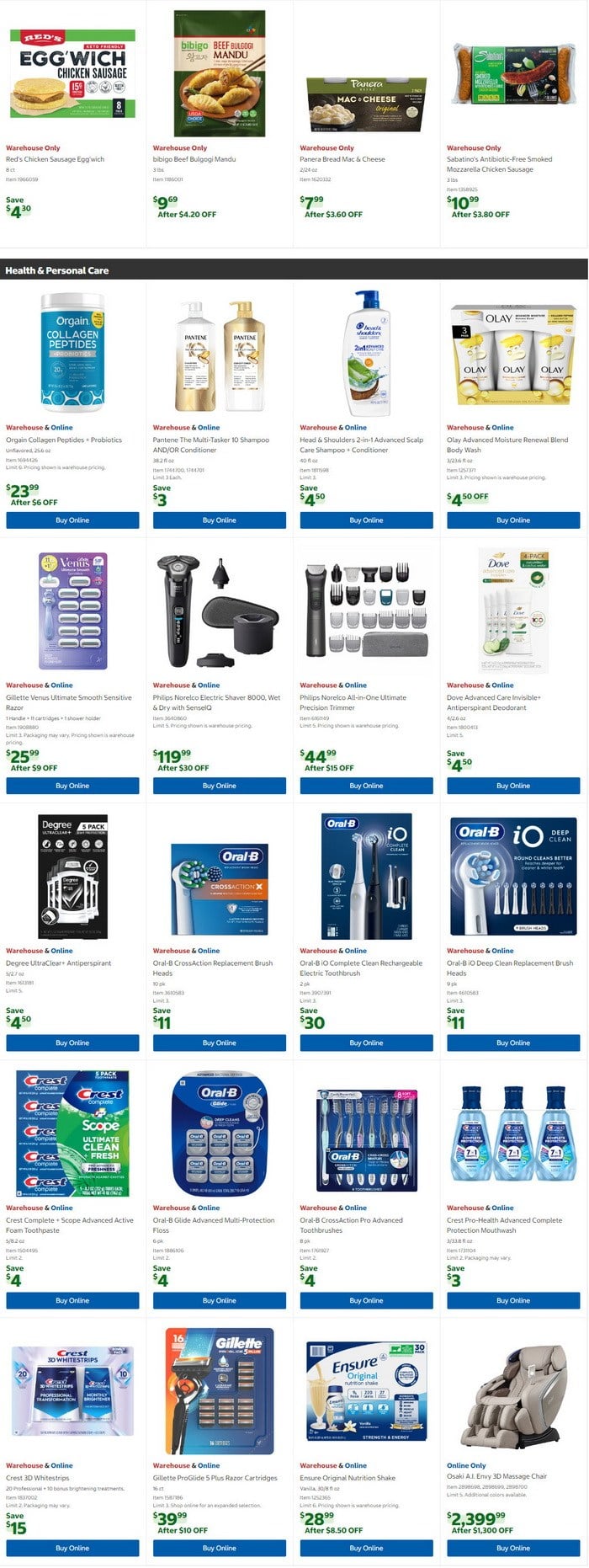 Costco Member-Only Savings May 11 – Jun 07, 2026