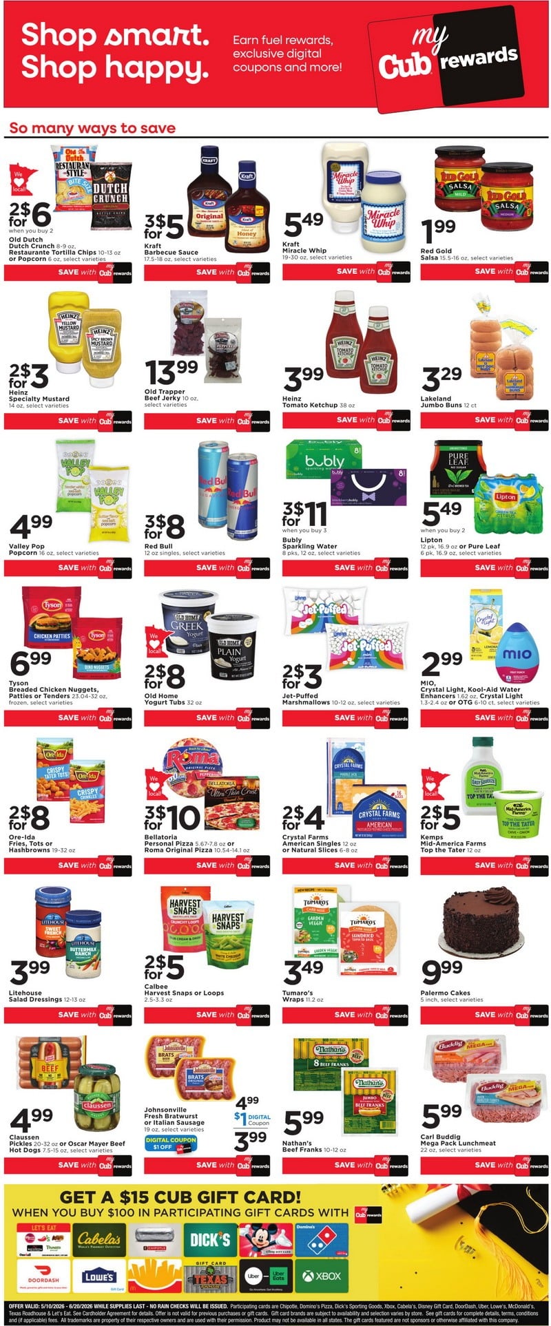 Cub Foods Weekly Ad May 24 – May 30, 2026 (Memorial Day Promotion Included)