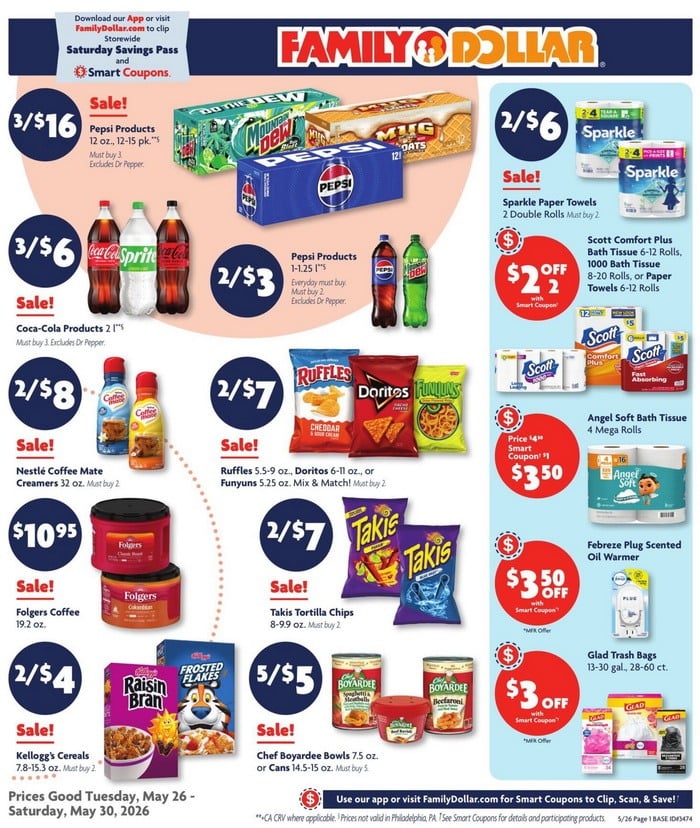 Family Dollar Weekly Ad May 26 – May 30, 2026