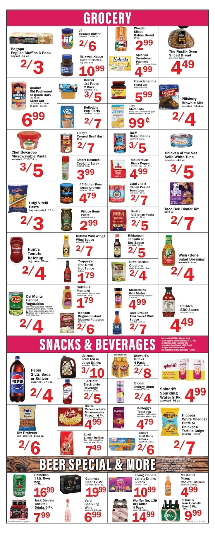 Food Bazaar Weekly Ad May 14 – May 20, 2026