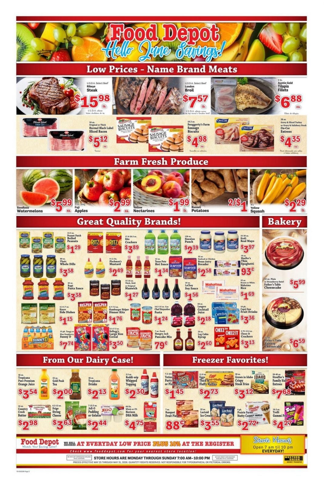 Food Depot Weekly Ad May 25 – May 31, 2026