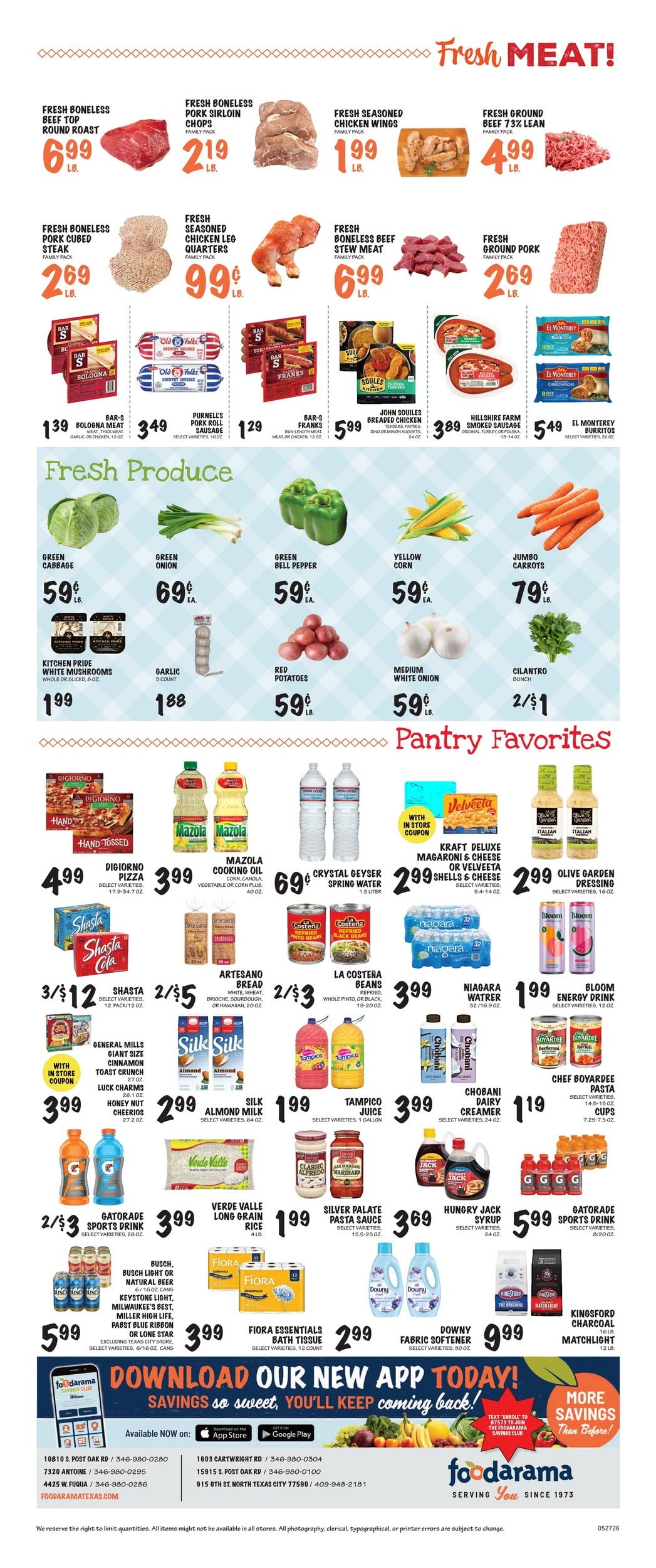 Foodarama Weekly Ad May 27 – Jun 02, 2026