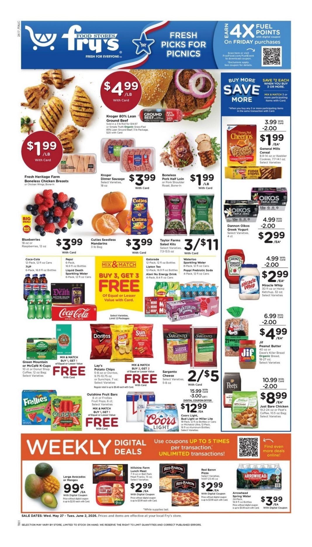 Fry's Food Weekly Ad May 27 – Jun 02, 2026