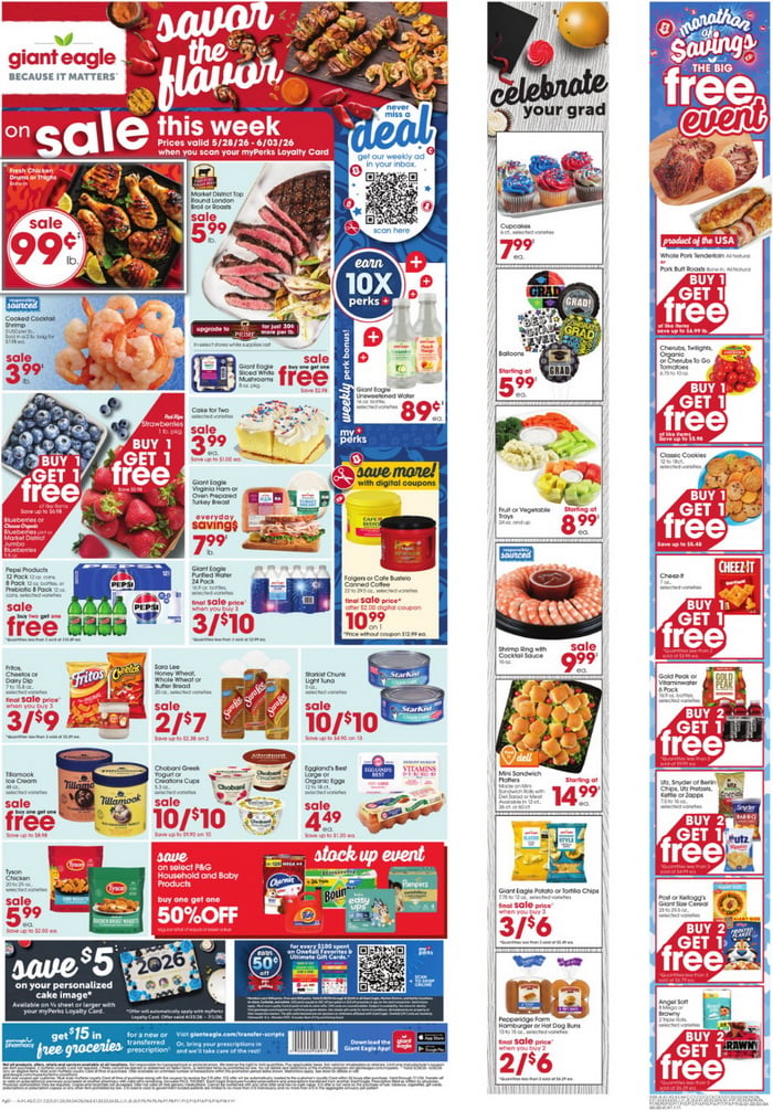 Giant Eagle Weekly Ad May 28 – Jun 03, 2026