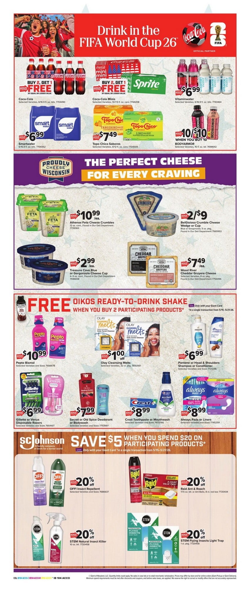 Giant Food Weekly Ad May 15 – May 21, 2026