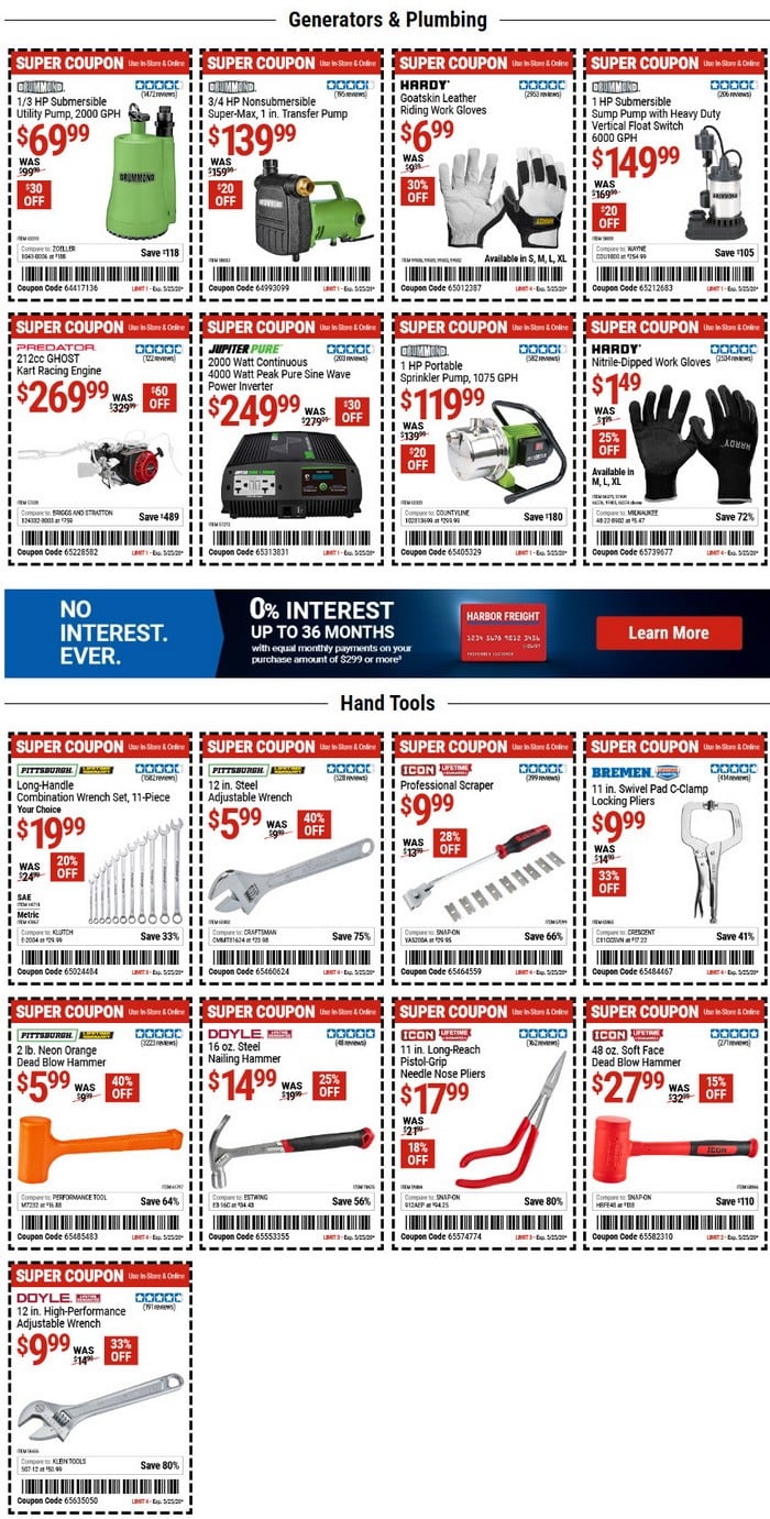 Harbor Freight Coupon Sale May 11 – May 25, 2026