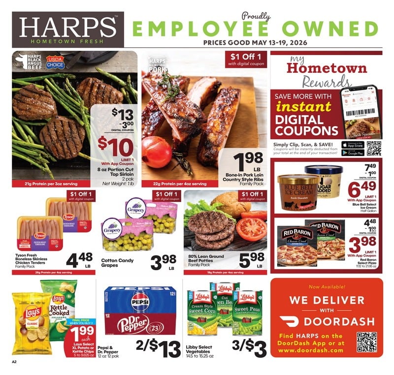 Harps Food Stores Weekly Ad May 13 – May 19, 2026