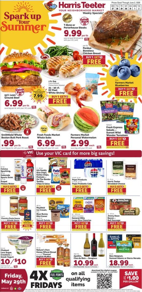 Harris Teeter Weekly Ad May 27 – Jun 02, 2026