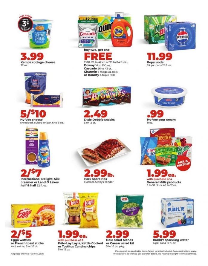 Hy-Vee Weekly Ad May 11 – May 17, 2026 (Memorial Day Promotion Included)